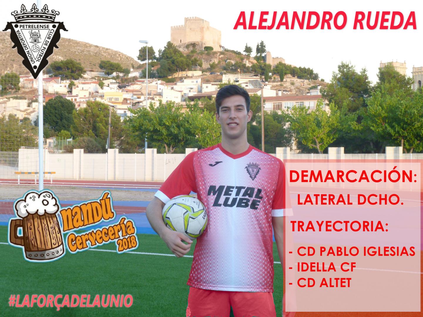 Noticia: ALEJANDRO RUEDA FICHA POR LA UD PETRELENSE.